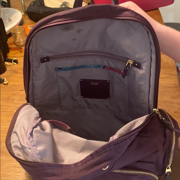Tumi | Bags | Tumi Purple Computer Backpack | Poshmark